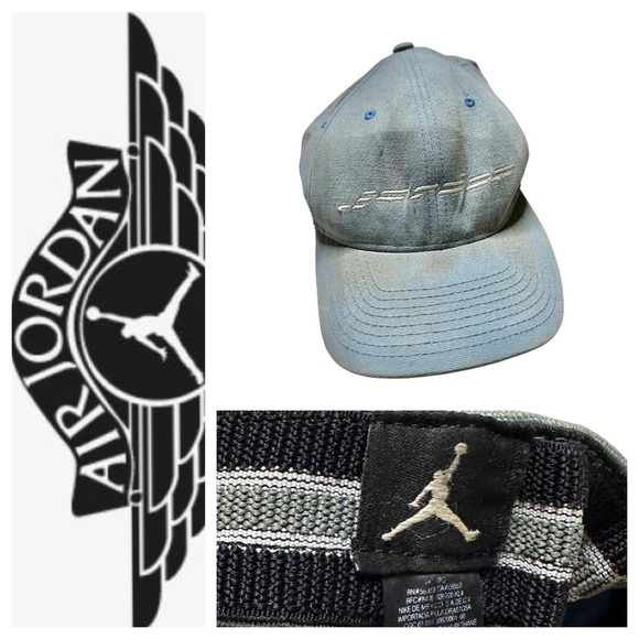Jordan | Accessories | Micheal Jordan Jump Man Light Blue Vintage ...
